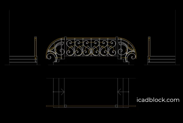 Railing Cad Block Collection In Dwg Icadblock